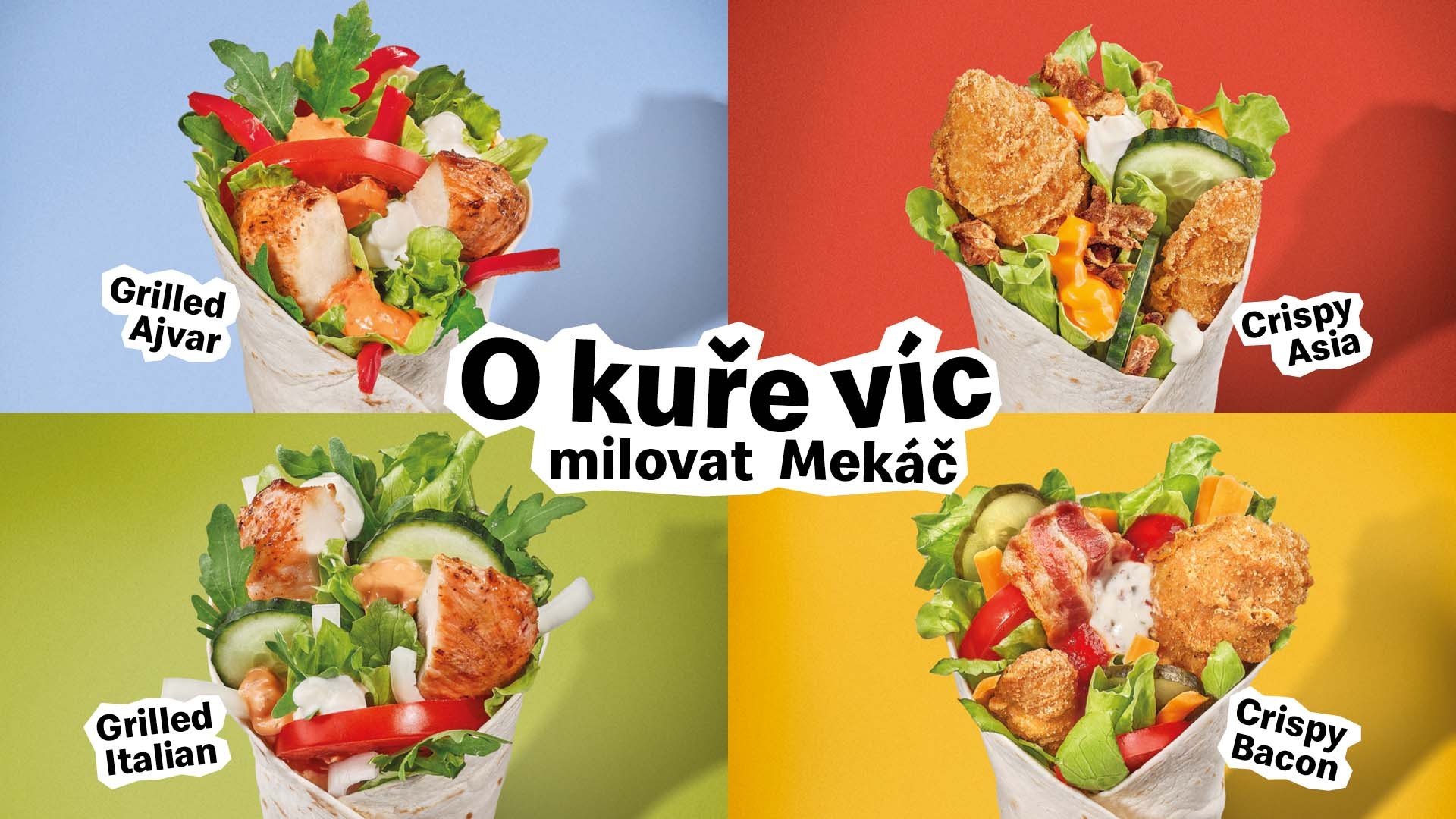 McDonald’s představuje nové vylepšené wrapy | McDonald's ČR